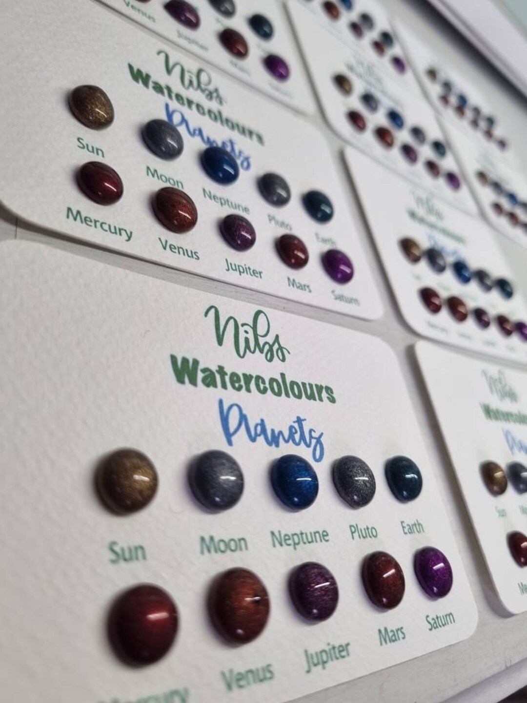Planets Dot Collection Handmade Vegan Watercolour Paint - Etsy