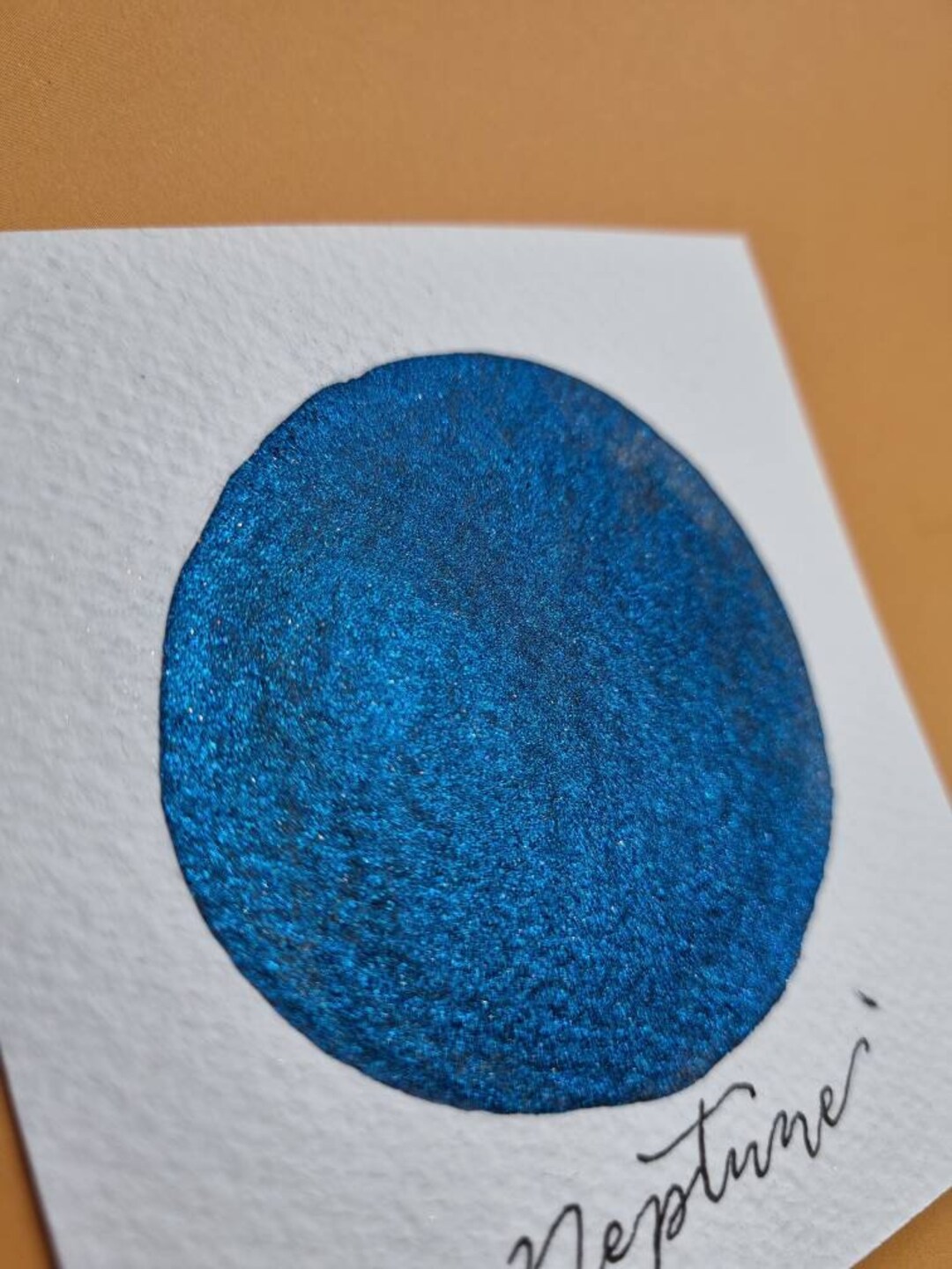 Handmade Vegan Watercolour Paint | Black/blue Iridescent Semi Chrome ...