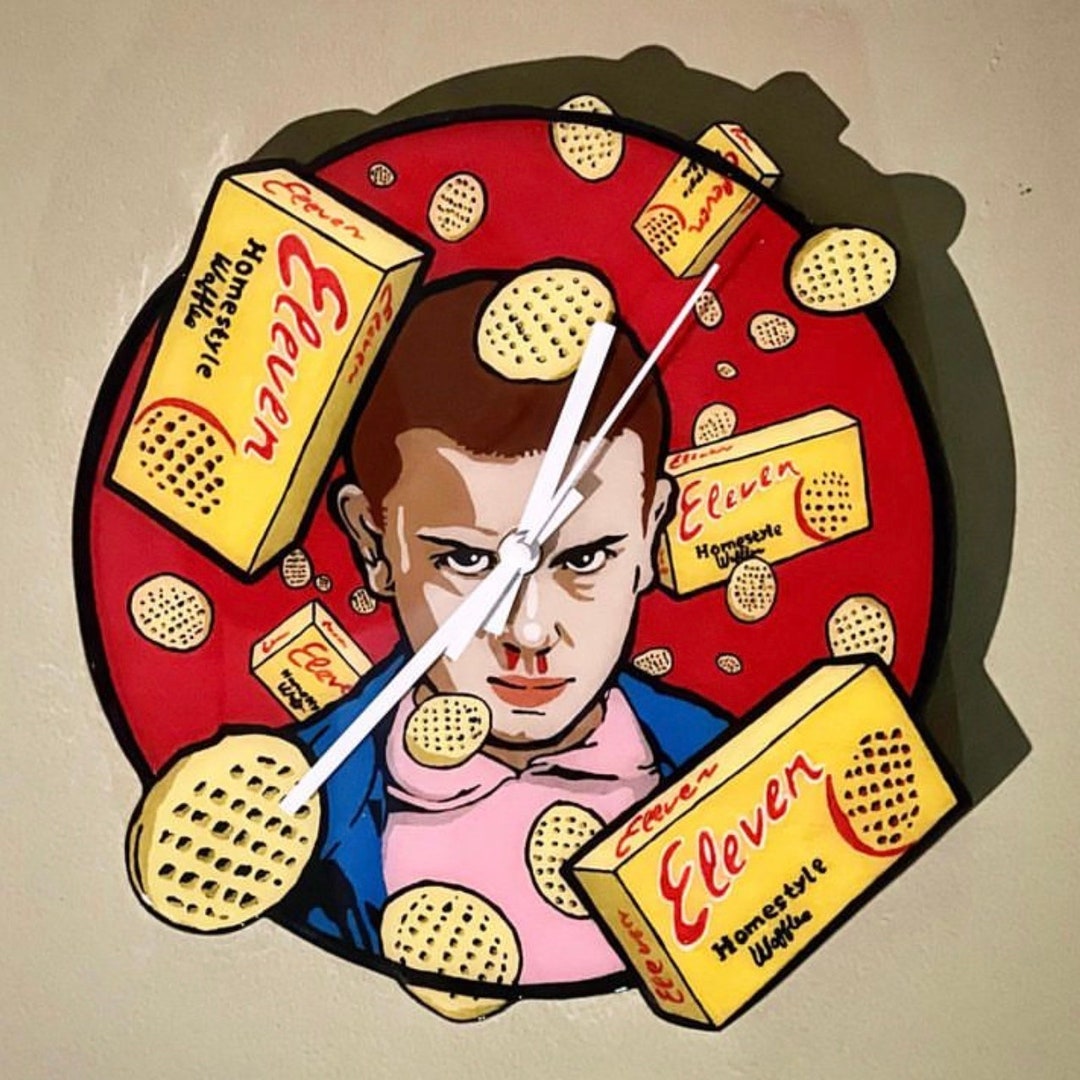 Stranger Things Eleven Wall Clock - Etsy