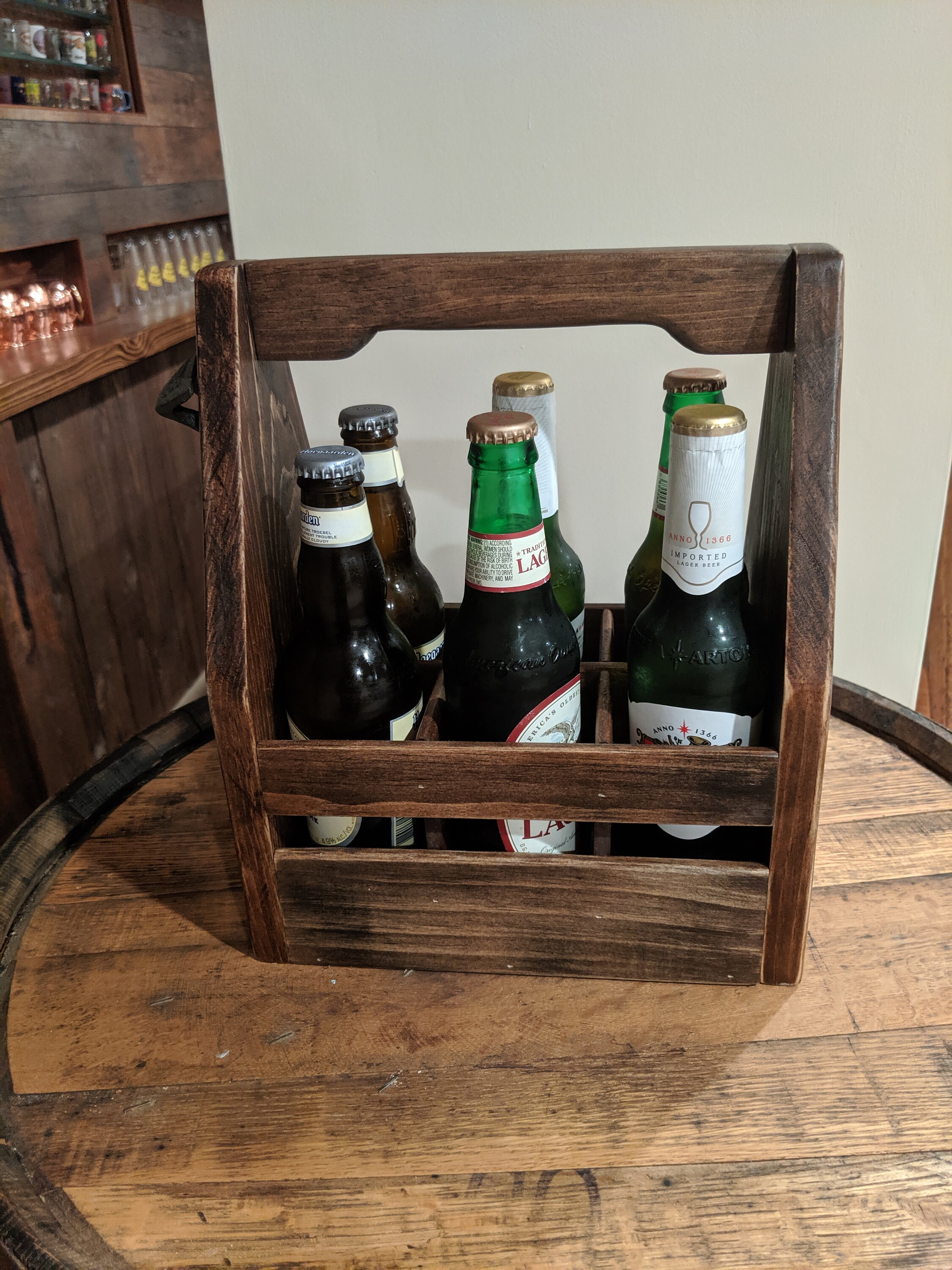 Beer Caddy - Beer Holder - Custom Beer Holder - Custom Beer Caddy ...
