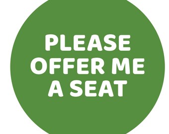 Please Offer Me a Seat - Etsy