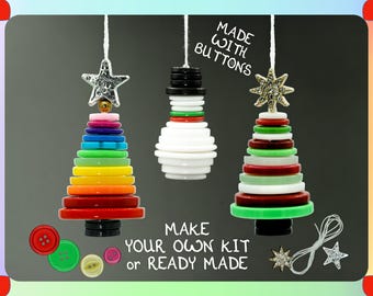 Vintage Button Christmas Tree - Etsy
