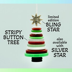 Make Your Own Kit, Button Christmas Tree Ornament or Button Snowman ...