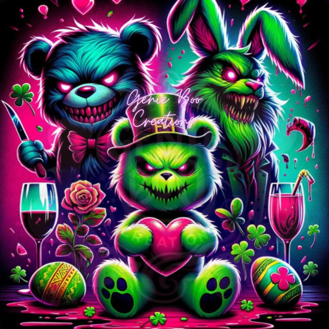 Eerie Holiday Trio” - Digital Art File for Personal & Business Use ...