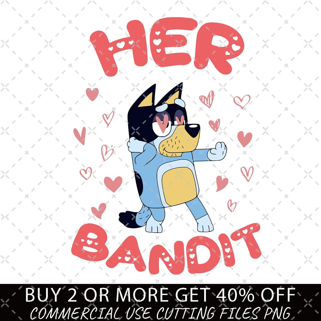 Blue Dog and Bingo Couple PNG, Blue Dog Valentines Day Png, Happy Blue ...