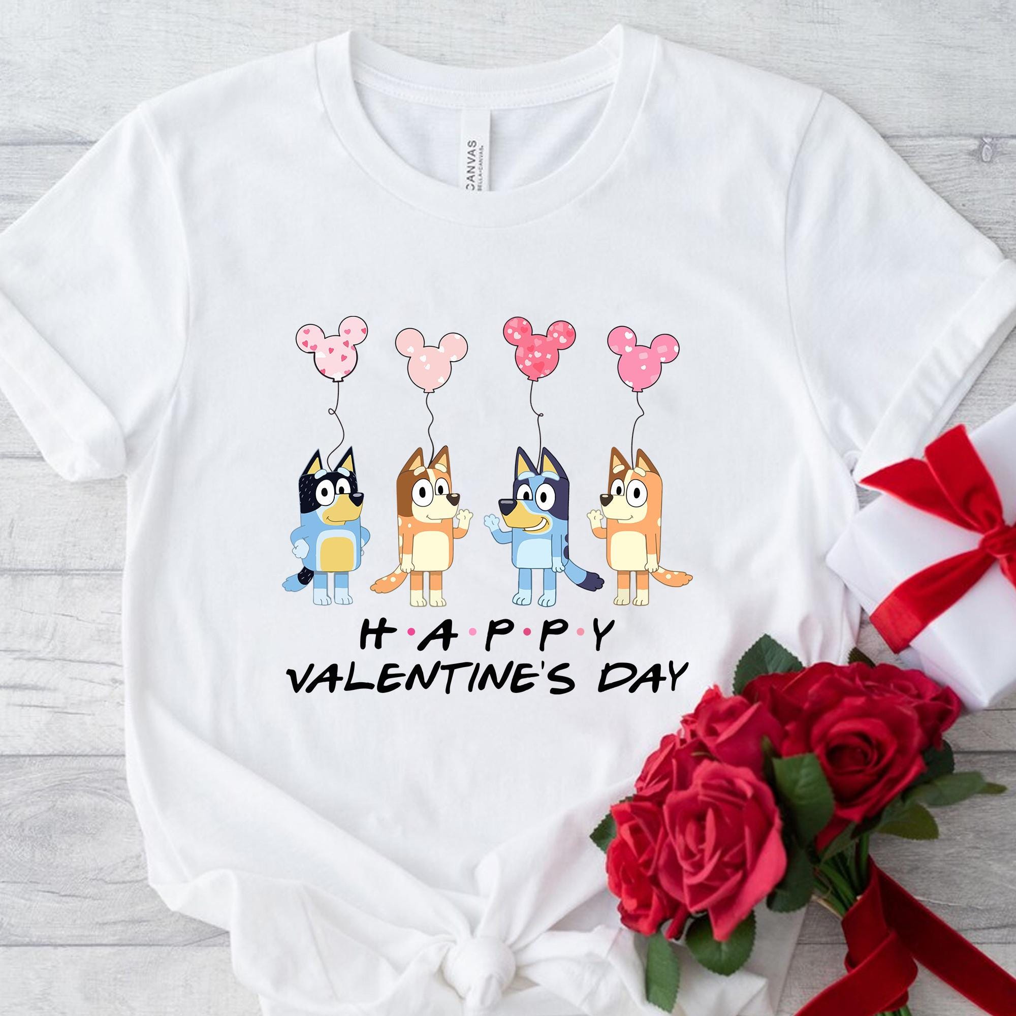 Blue Dog and Bingo Couple PNG, Blue Dog Valentines Day Png, Happy Blue ...