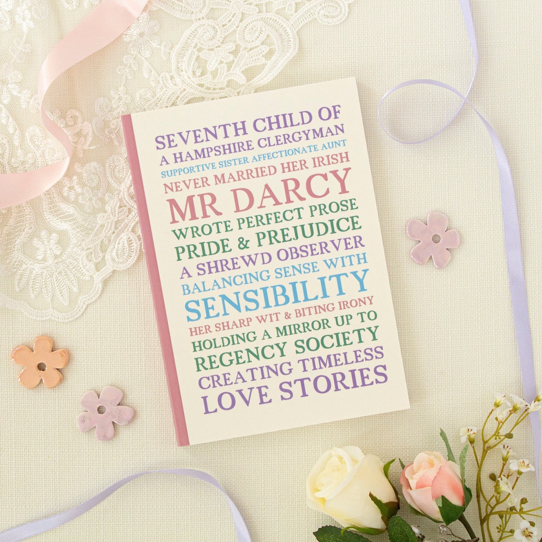 Jane Austen Literary Notebook / Lined Writing Journal / Boek minnaar ...