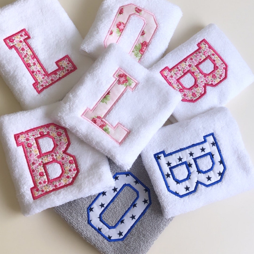 Children's Face Flannels / Kids Face Flannels / Personalised Flannels ...