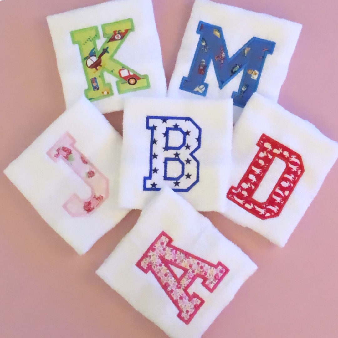 Children's Face Flannels / Kids Face Flannels / Personalised Flannels ...