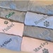Children's Face Flannels / Kids Face Flannels / Personalised Flannels ...