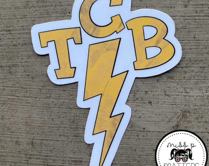 Custom Elvis Presley Tcb Logo Decal Sticker - Etsy