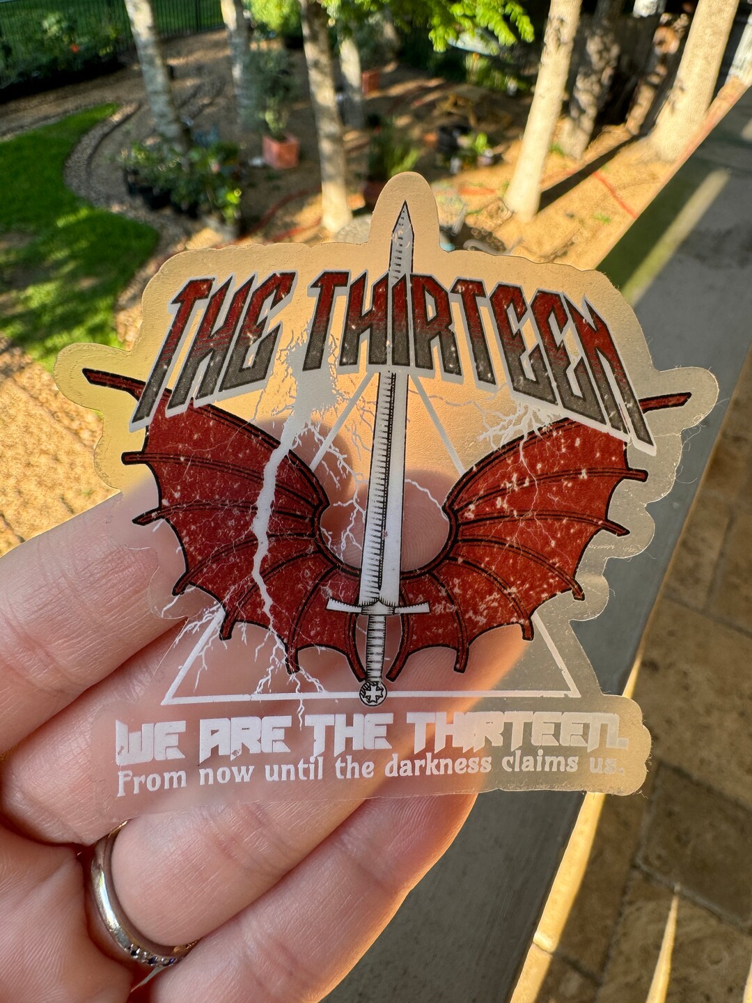 Throne of Glass Sticker We Are the Thirteen Sarah J Maas Stickers Manon ...