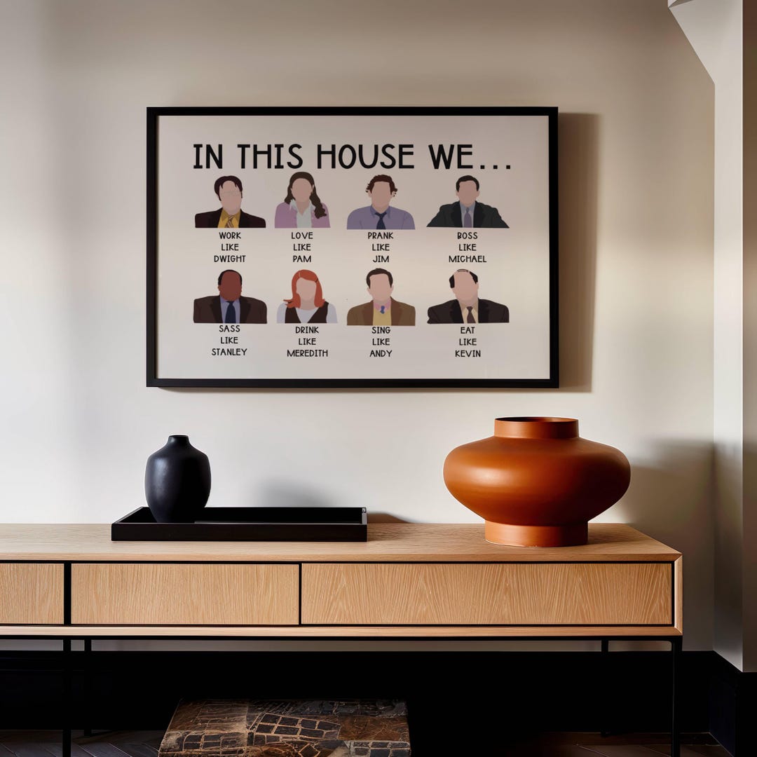 The Office TV Show Poster: Minimalist Michael Scott Print (digital ...