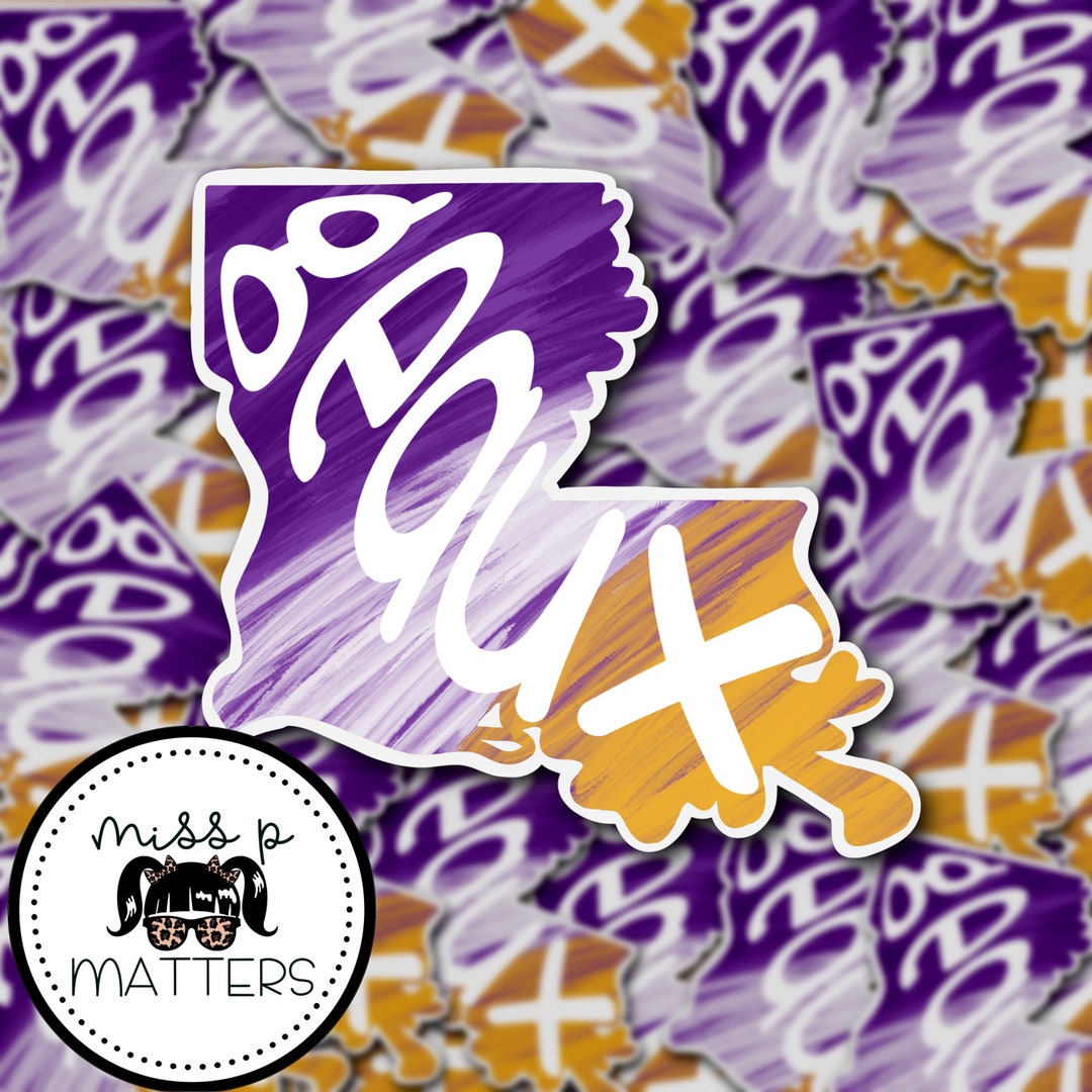 Louisiana LSU Sticker | Louisiana Symbols Stickers | State Sticker ...
