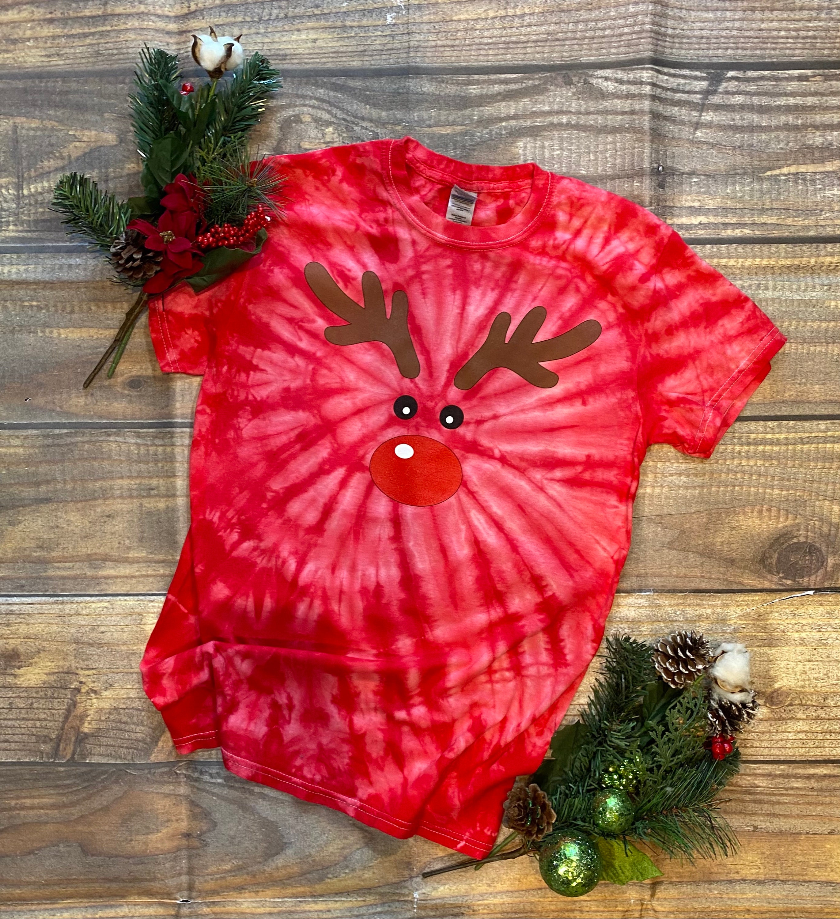 Christmas Tie Dye t-shirt, Christmas Shirt Kid, Kid Christmas Shirt ...