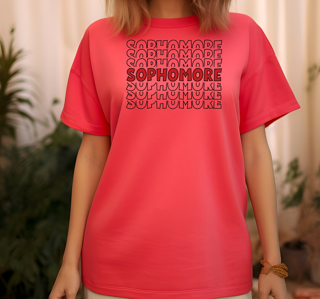 Sophomore 2025 Tee! Hand-printed Custom T-shirt - Etsy