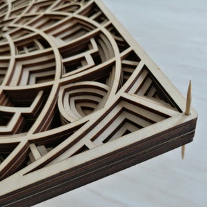 Digital Files-bloom-cricut SVG-CNC Laser Cut Multilayer 3D Mandala ...