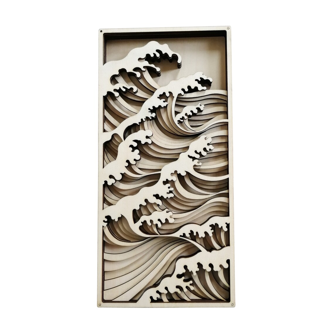 Digital Files-wave-cricut SVG-CNC Laser Cut Multilayer 3D - Etsy