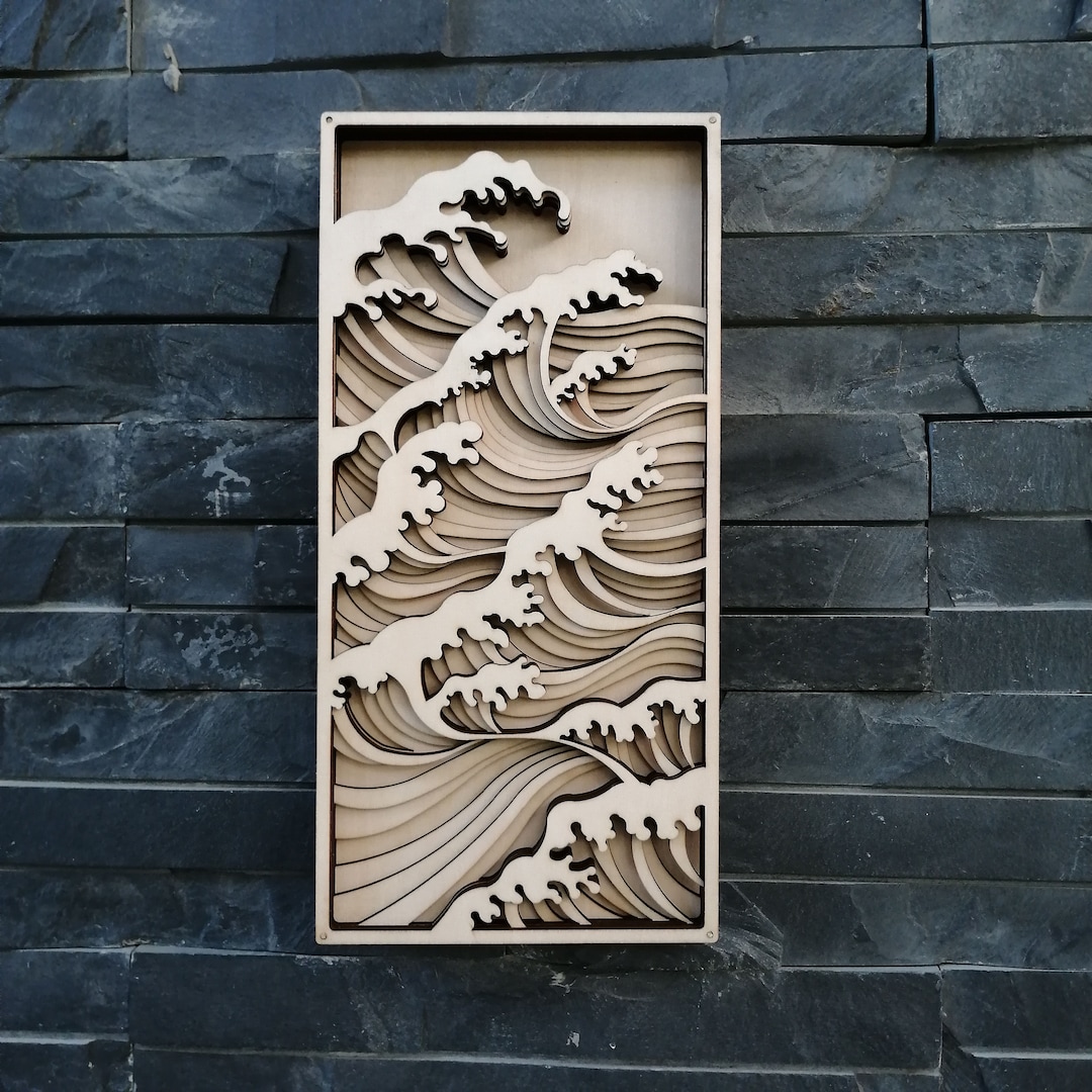 Digital Files-wave-cricut SVG-CNC Laser Cut Multilayer 3D Mandala ...