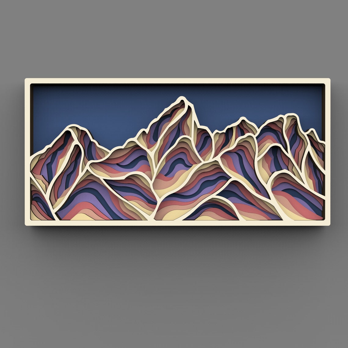 Digital Files-mountain Grand Teton-cricut SVG-CNC Laser Cut - Etsy