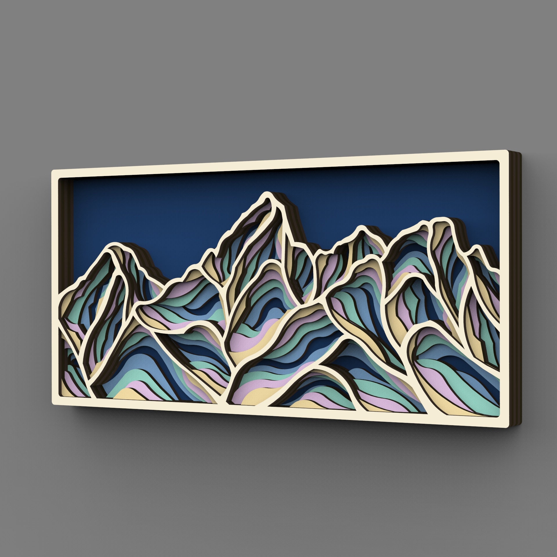 Digital Files-mountain Grand Teton-cricut SVG-CNC Laser Cut - Etsy