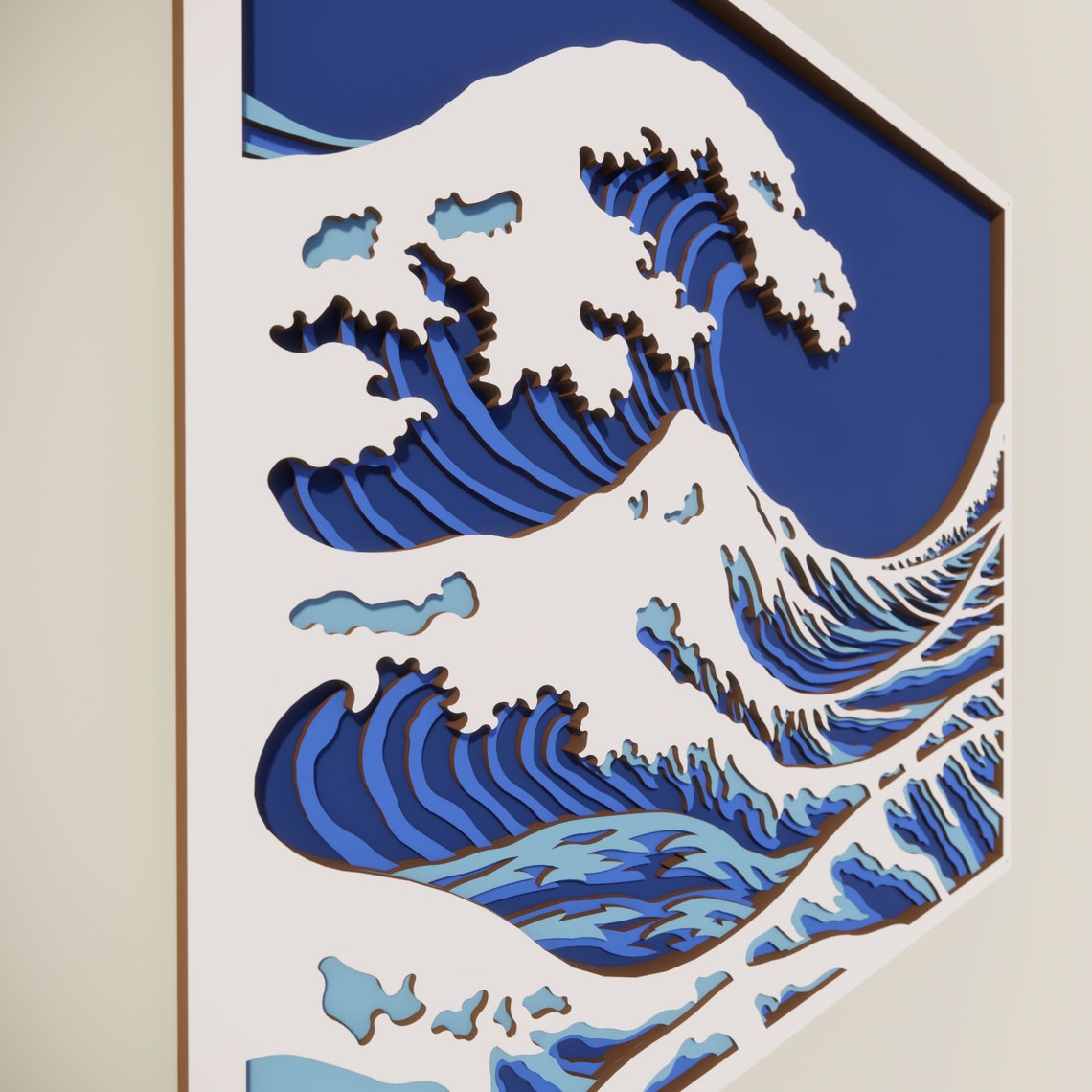Digital Files-great Wave-cricut SVG-CNC Laser Cut - Etsy