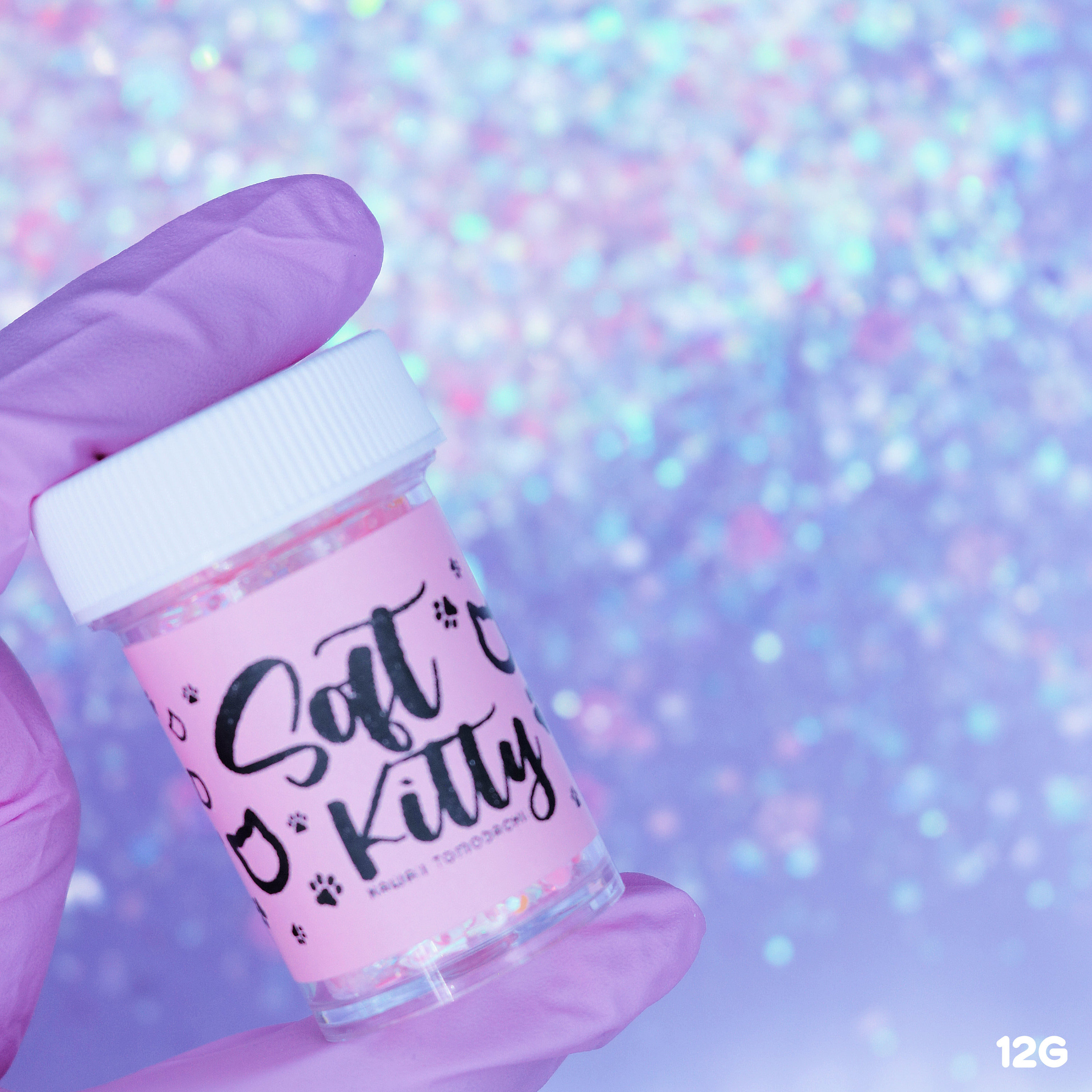 SOFT KITTY Soft Pink & Iridescent Chunky Glitter Mix With - Etsy