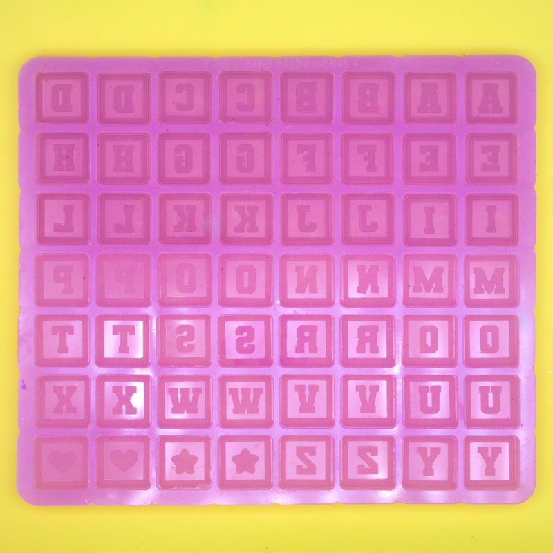 Alphabet Resin Molds - Etsy