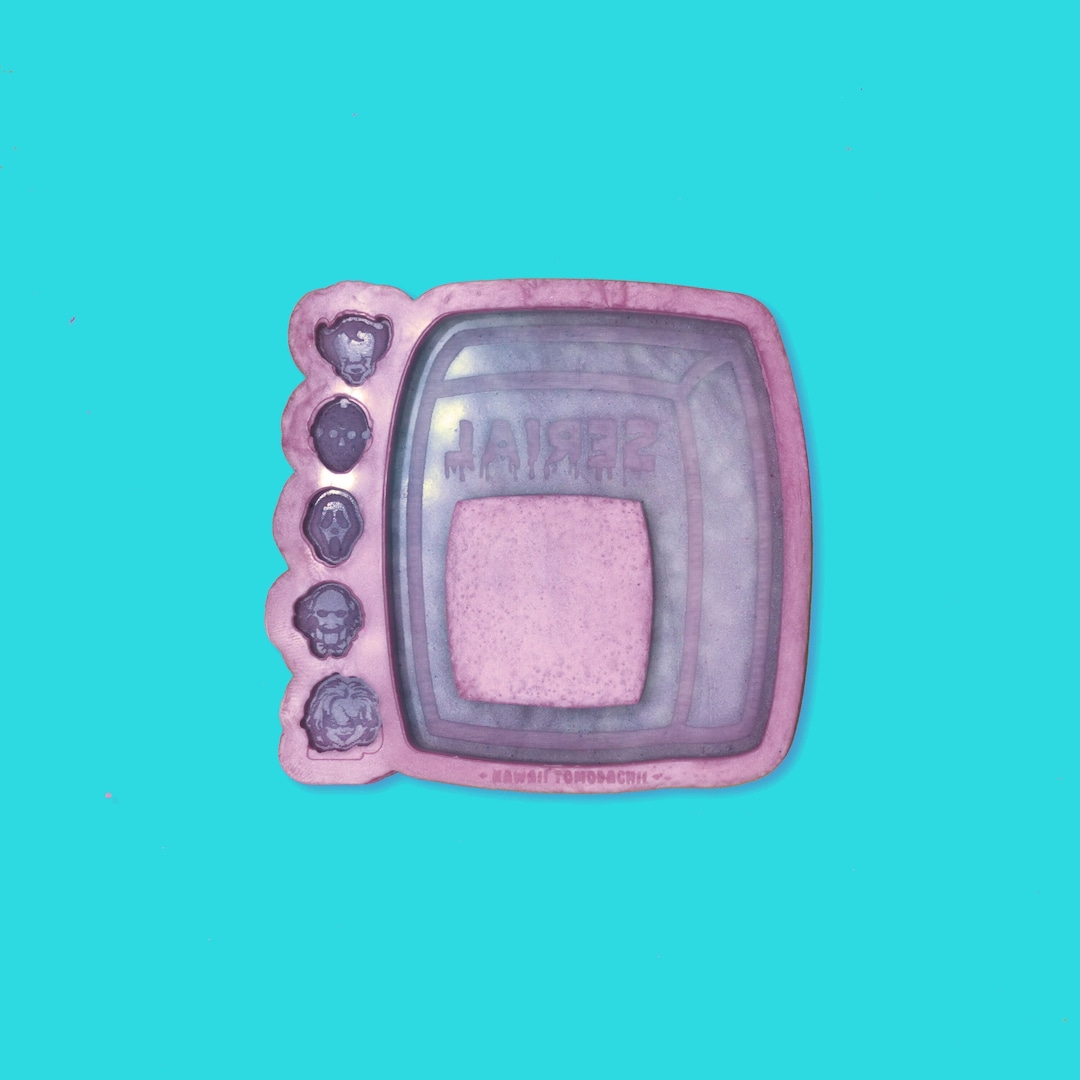 SERIAL BOX Shaker Silicone Mold With Serial Killer Face Shaker Bits for ...