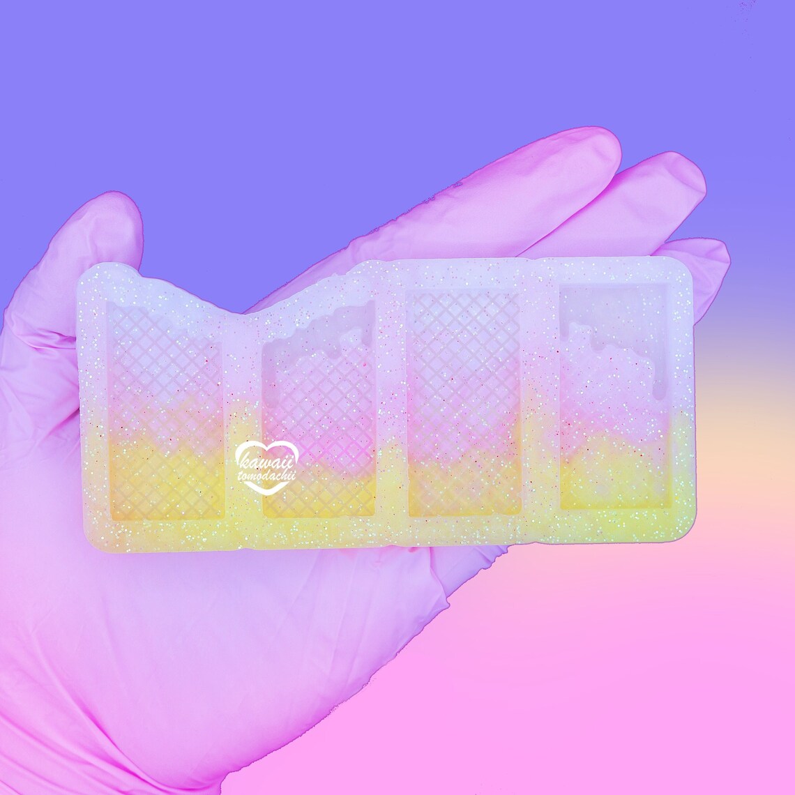 Sugar Wafer Mold With Dripping Design on Two of Them - Etsy