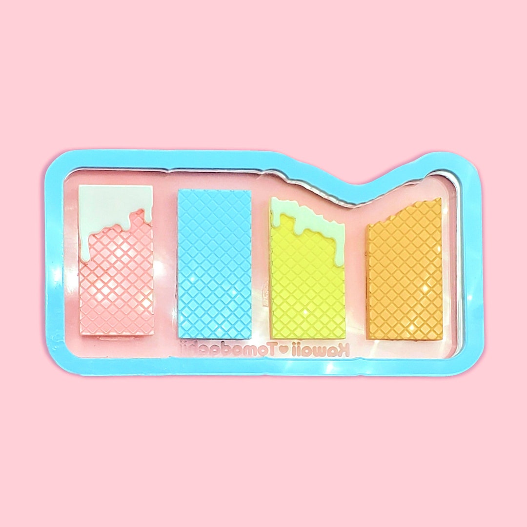 Sugar Wafer Mold - With Dripping Design on Two of Them - Resin, Wax ...