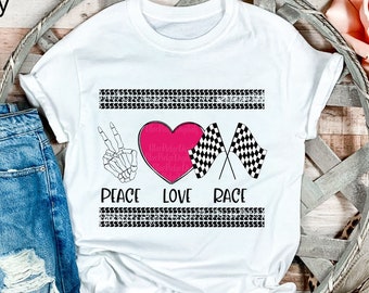 Peace Love Racing Png - Etsy