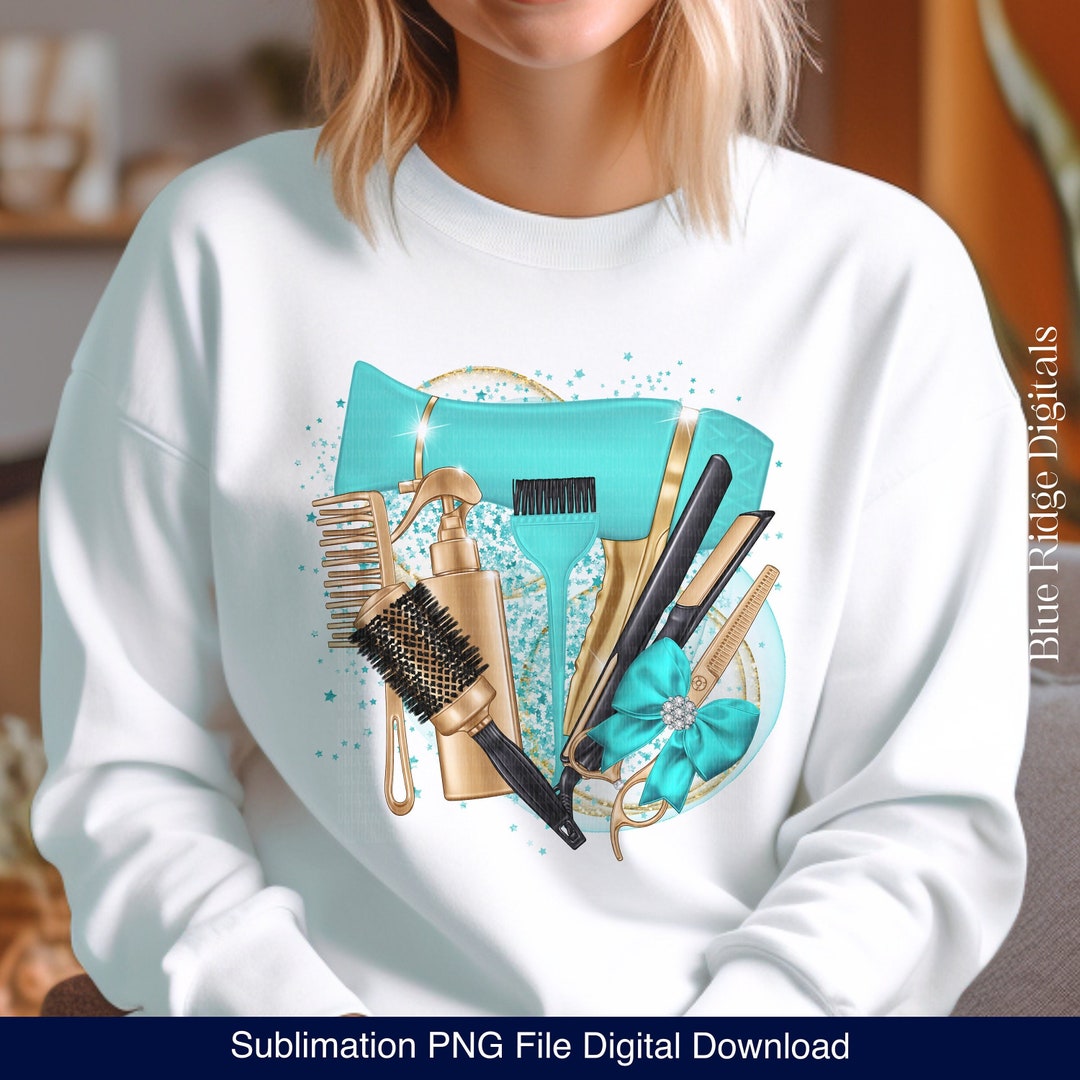 Hairstylist Png Hair Salon Sublimation Designs Beauty Salon - Etsy