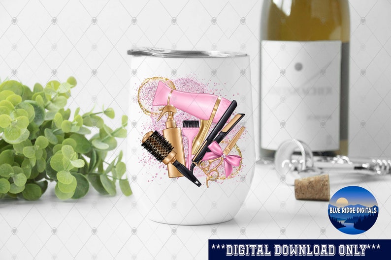 Hairstylist Png Sublimation Design Fashion Glam Beauty Salon - Etsy