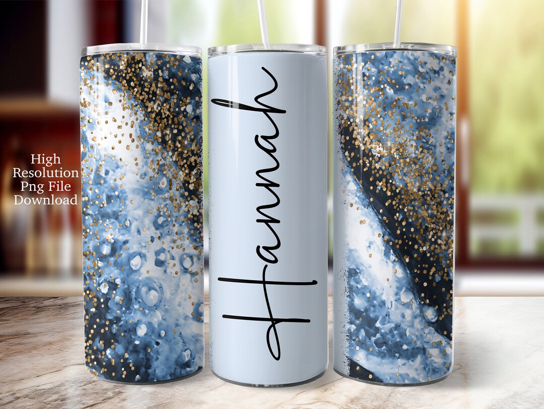 Custom Add Name Milky Way 20 Oz Skinny Tumbler Template Sublimation ...