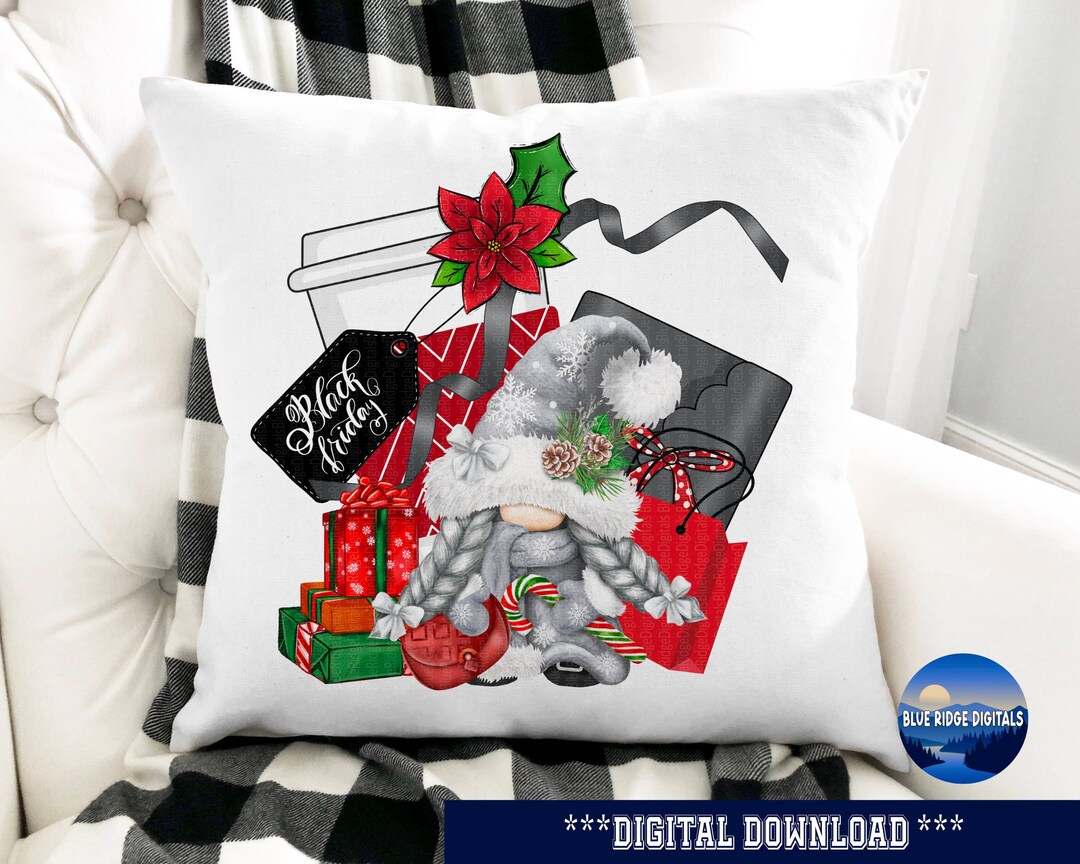 Gnome Png, Black Friday Png, Gnome Png, Sublimation Design, Christmas ...