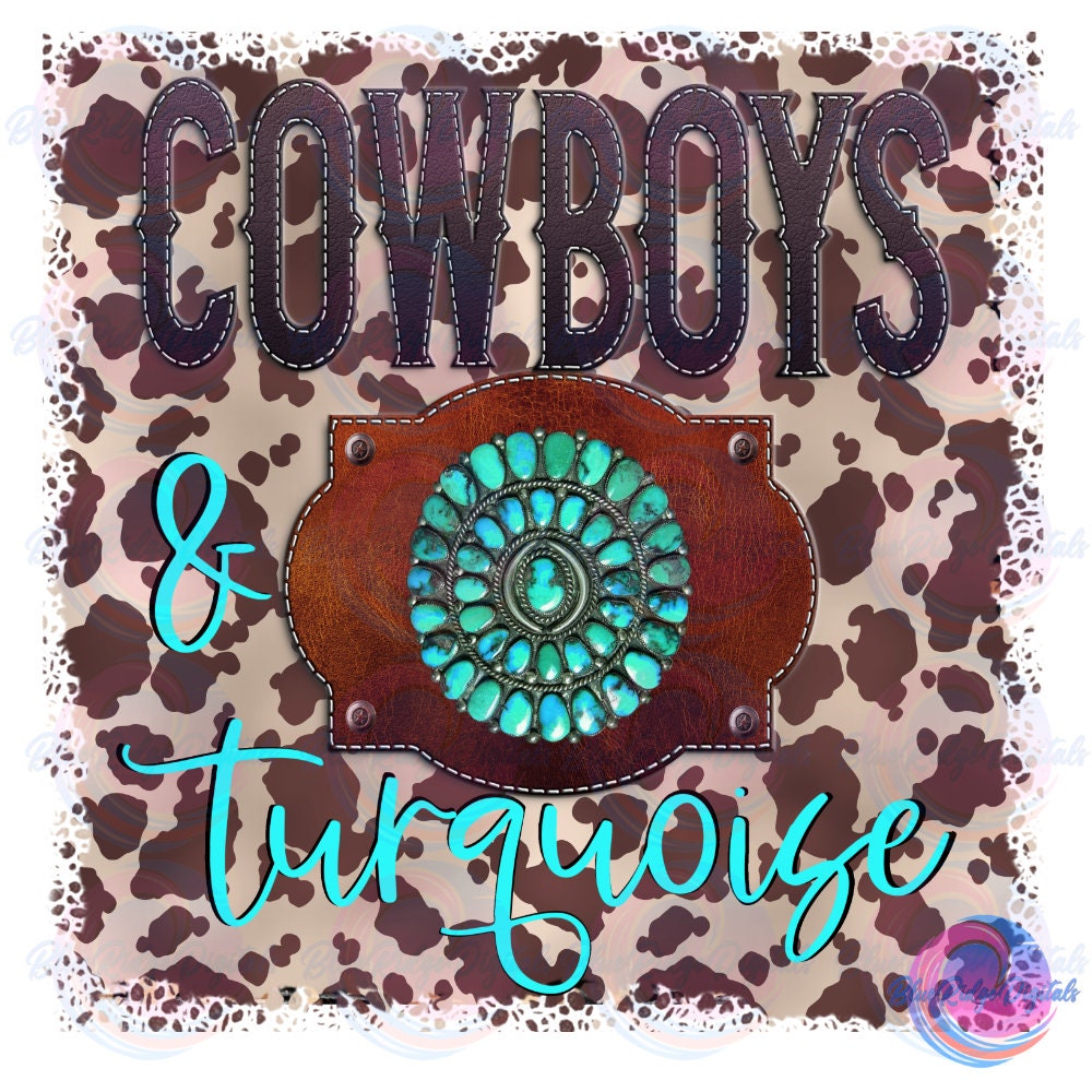 Craft Supplies & Tools Turquoise Western Cow Car Charm Wood Slice ...
