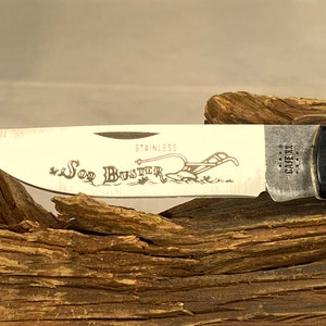 Customized Case XX Sod Buster Knife Model 2138 -- Custom Black Scales ...