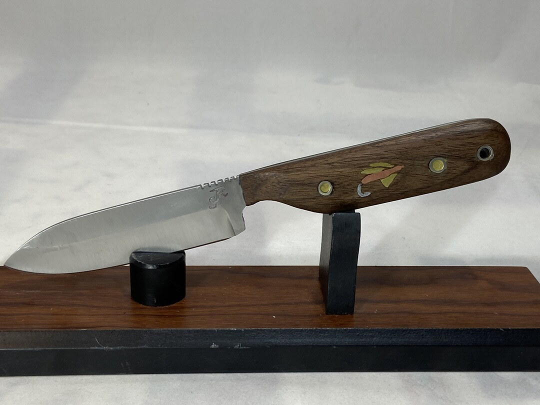 Custom Fixed Blade All Around Camp Knife With Custom Peruvian - Etsy