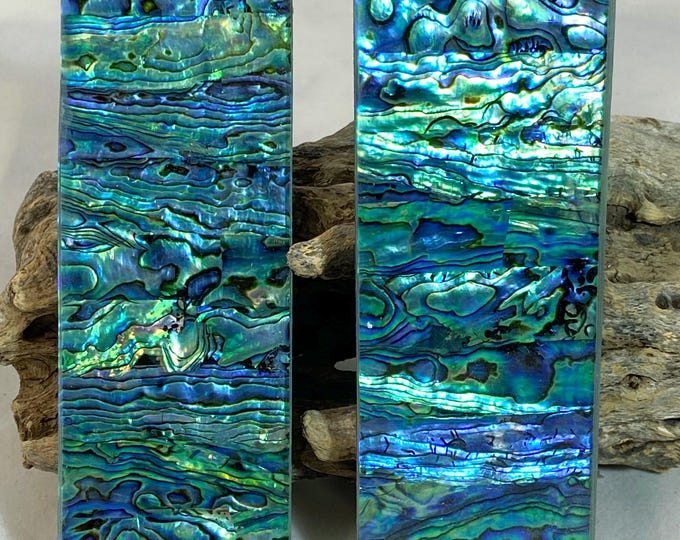 Paua Abalone Blue Mother of Pearl Knife Scales 1/8" (pair) - Etsy