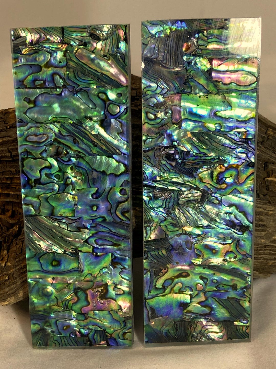 Paua Abalone Blue Mother of Pearl Knife Scales 1/4 pair - Etsy