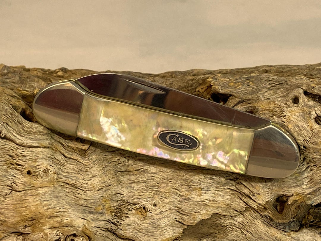 Customized Case XX Canoe Knife Model 62131 Custom Mother of Pearl ...