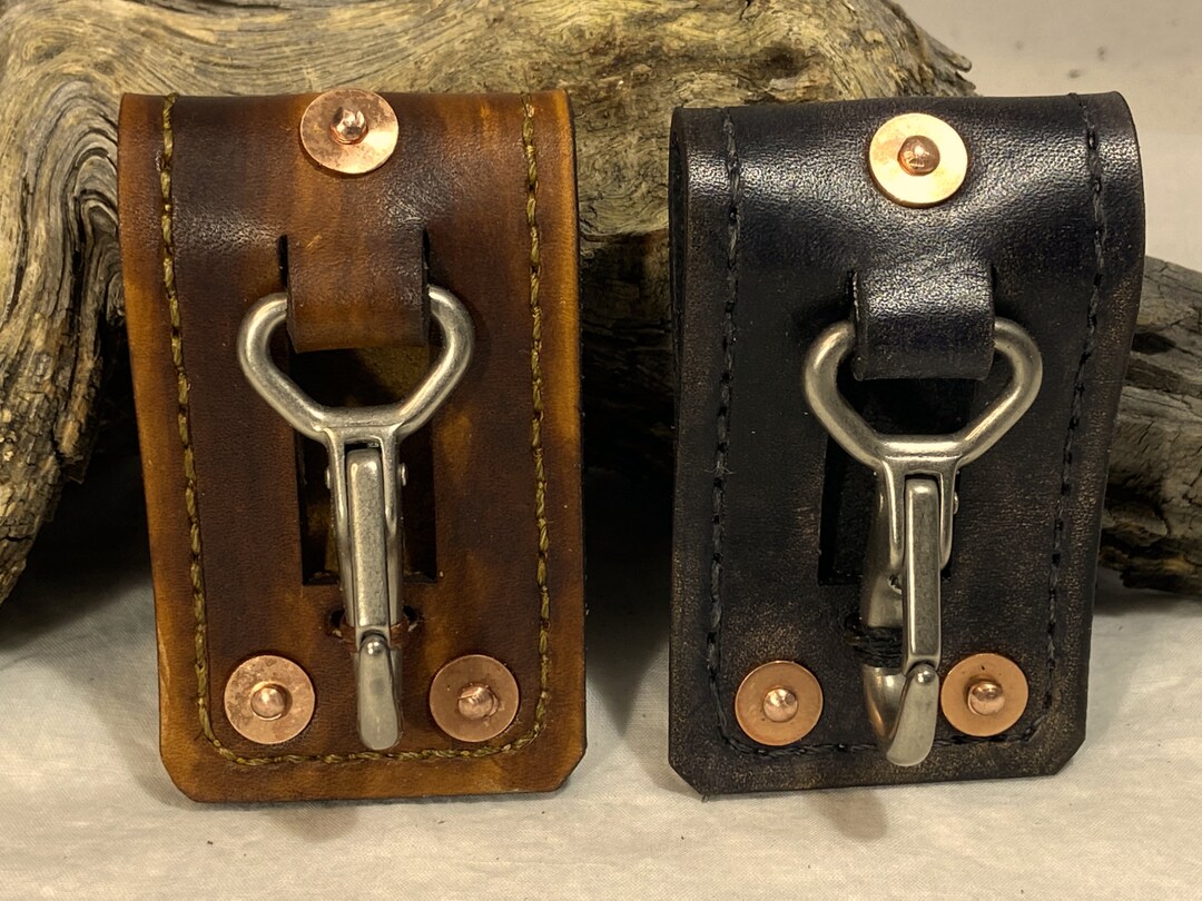 Belt Key Holder Leather With Free Optional Personalization - Etsy