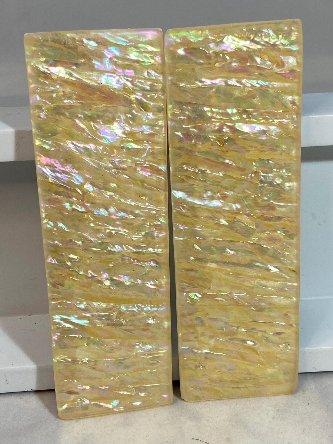 Mother of Pearl Natural Knife Scales pair - Etsy