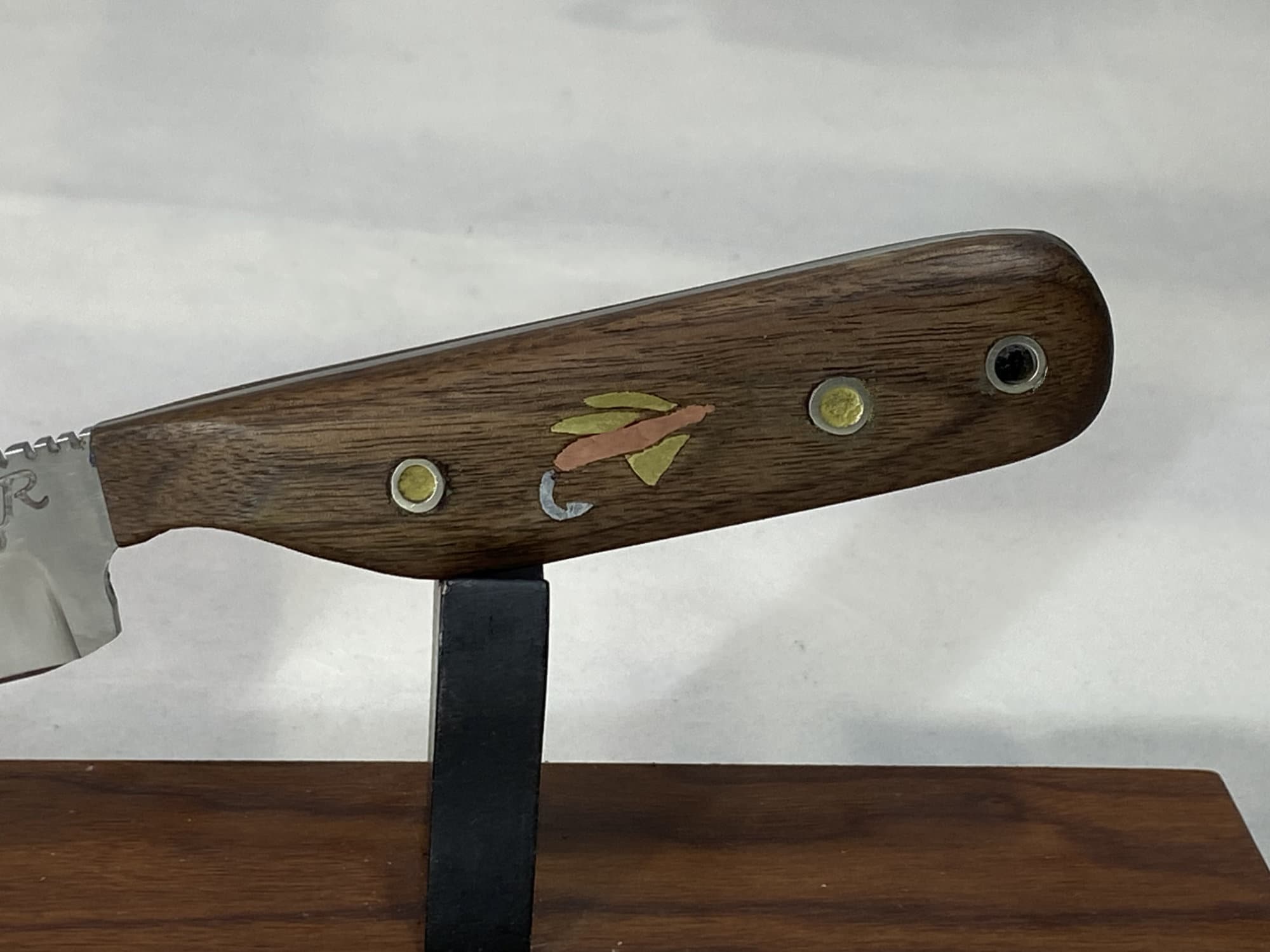 Custom Fixed Blade All Around Camp Knife With Custom Peruvian - Etsy