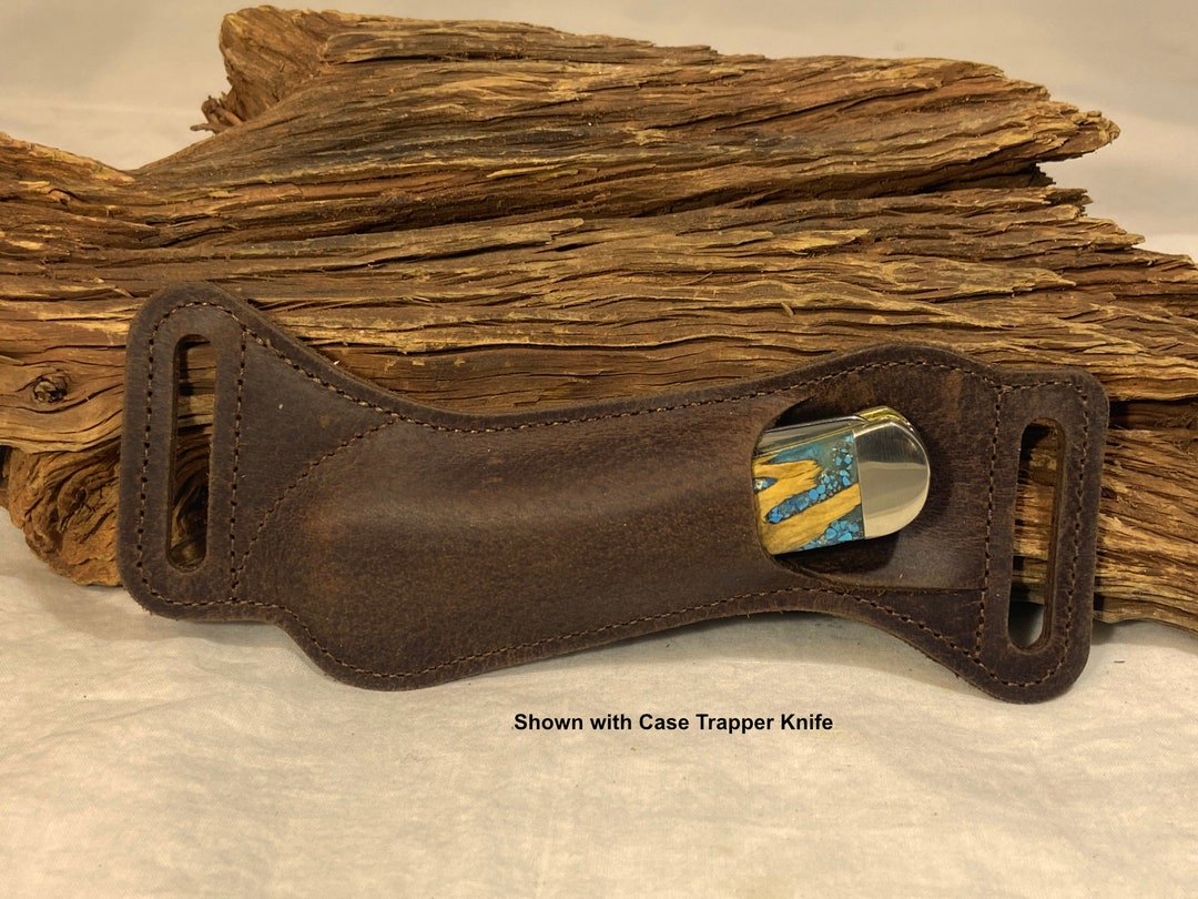 Belt Folding Knife Sheath med for Case Style Knives Like Trapper ...