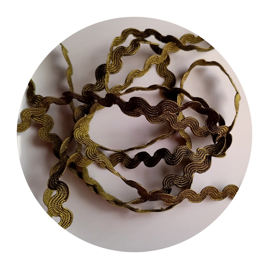 1/4 Ric Rac Olive Green Ric Rac Please Select the Yards - Etsy UK