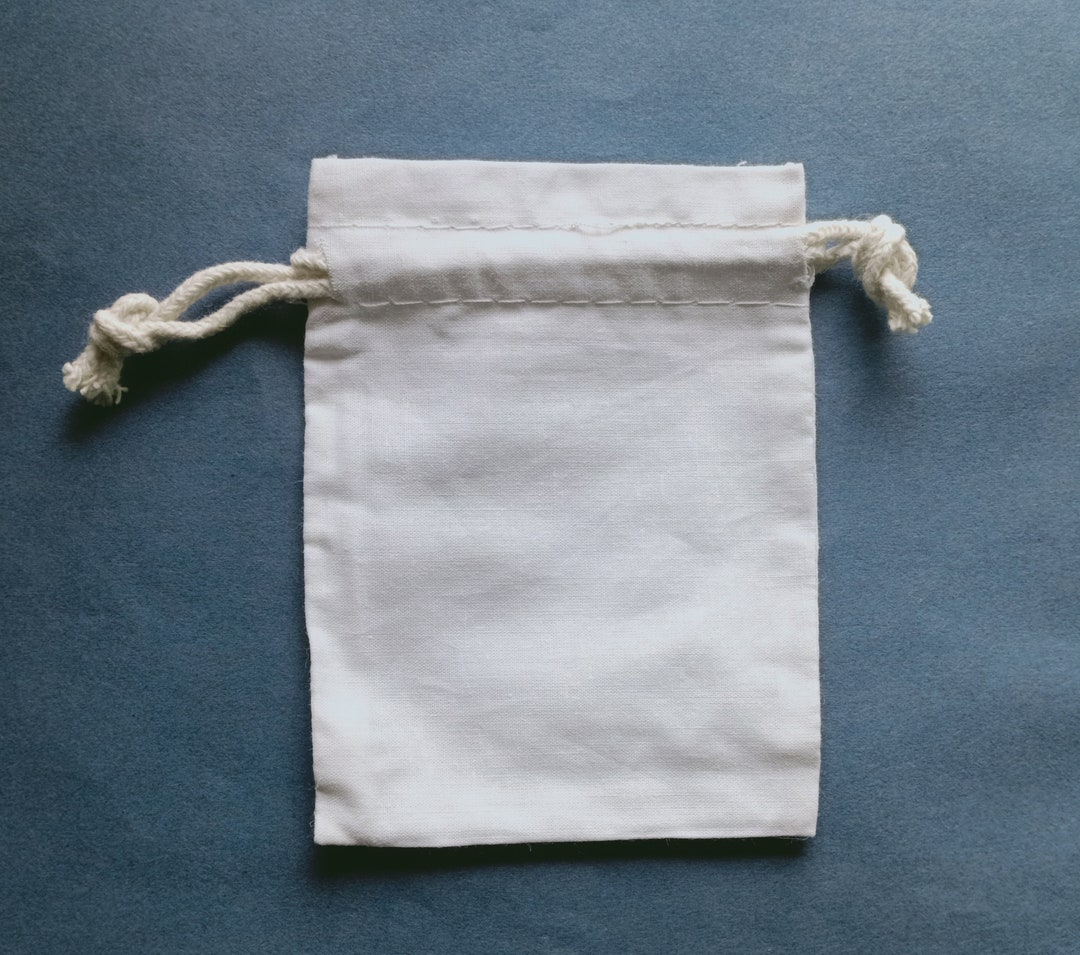 Bulk White Cotton Drawstring Bags: Wedding Favor Pouches - Etsy
