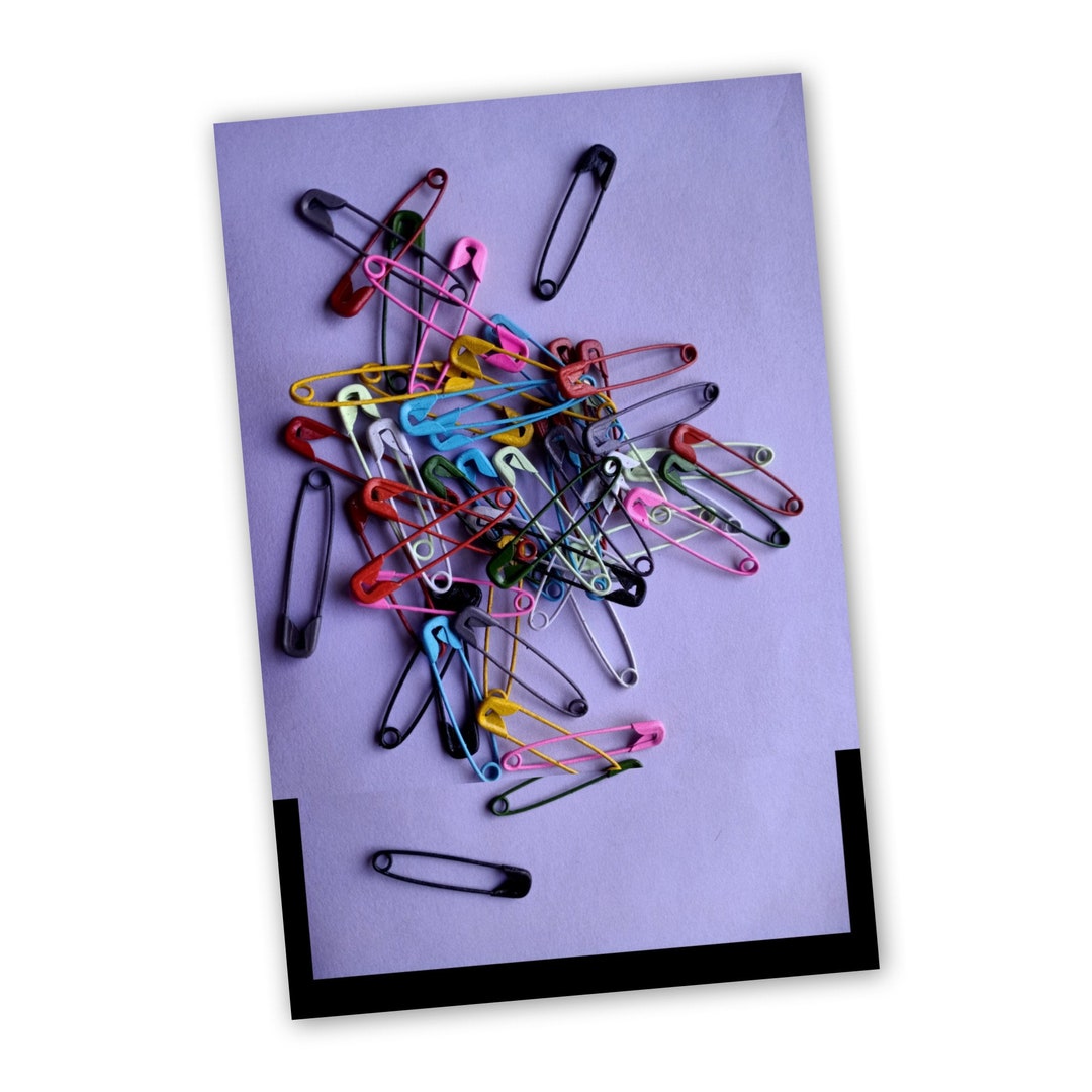 Colored Safety Pins Assorted Colors - Etsy