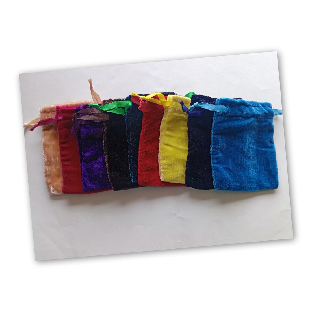 200 3x4 Velvet Bags Pack of 200 Bag 3x4 Inches Assorted - Etsy